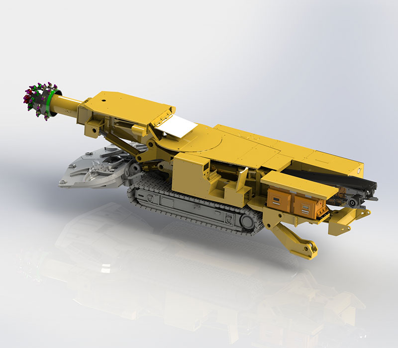 EBZ260 cantilever type roadheader for ore mining